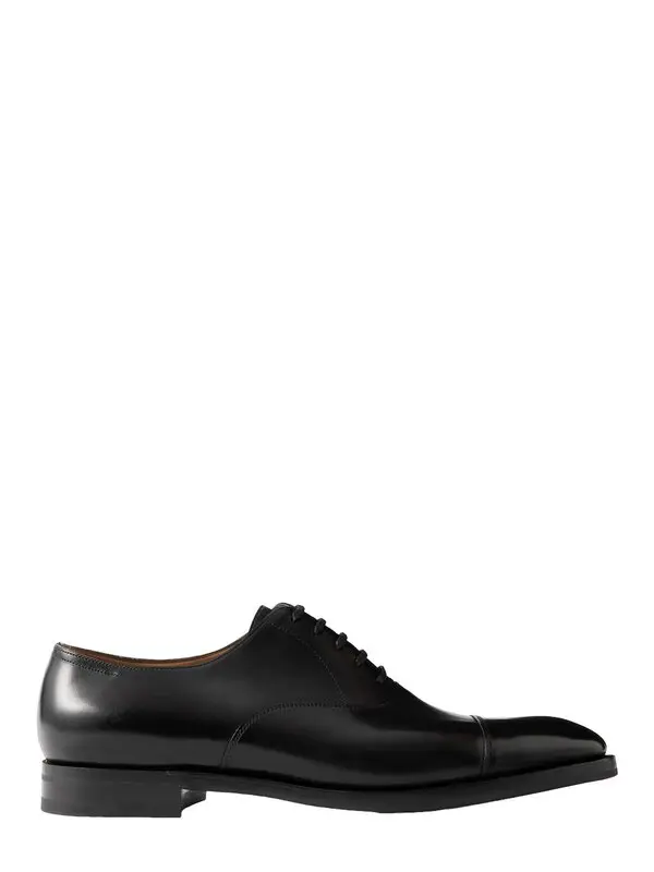 John Lobb City Ii Leather Oxford Shoes - Black