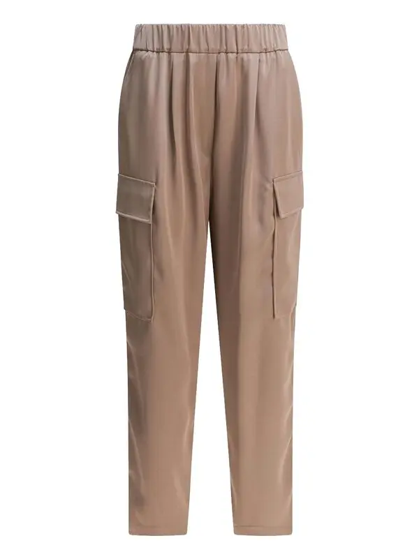 SEMPER Relaxed Fit Cargo Trousers - Beige