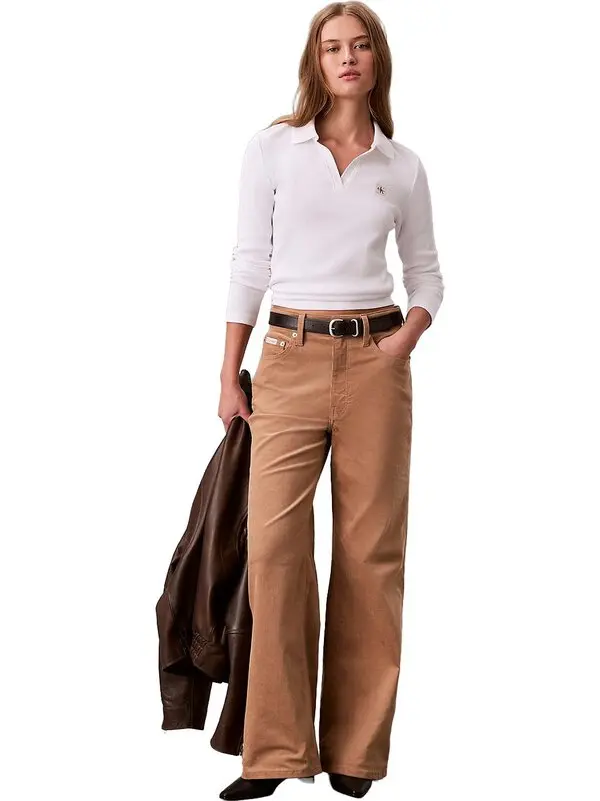 Calvin Klein Corduroy Wide Leg Pant - Amphora