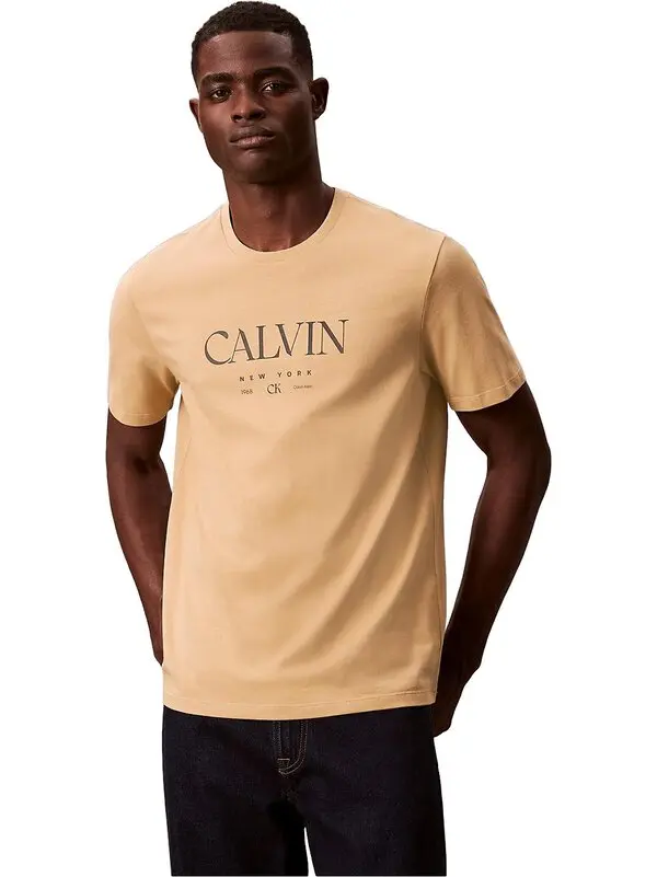 Calvin Klein Calvin Graphic Classic T-shirt - Dark Barley