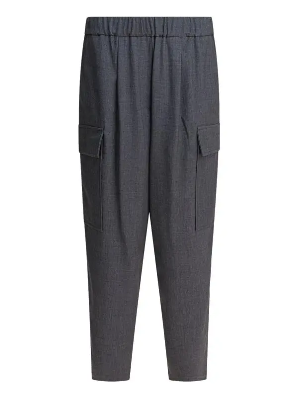 SEMPER Tapered Cargo Trousers - Grey