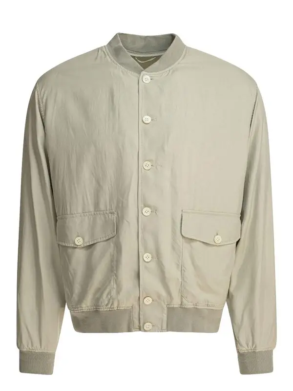 KAPTAIN SUNSHINE Silk Overshirt Jacket - Grey