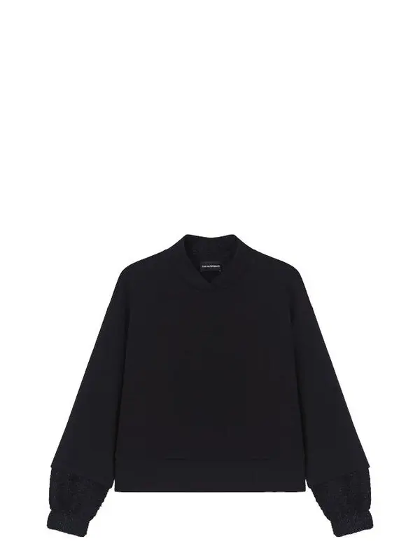 Emporio Armani Lunar New Year Double-jersey Sweatshirt - Black