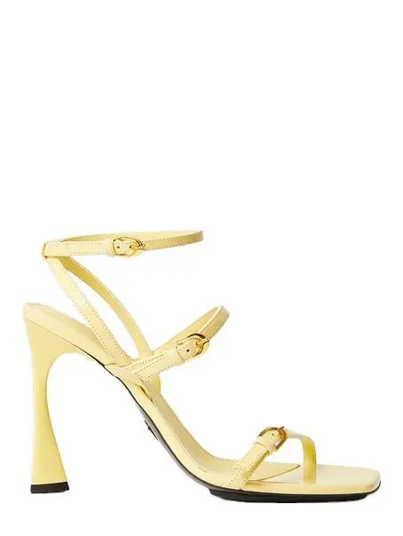 Stella McCartney Elsa Patent Heeled Sandals - Natural