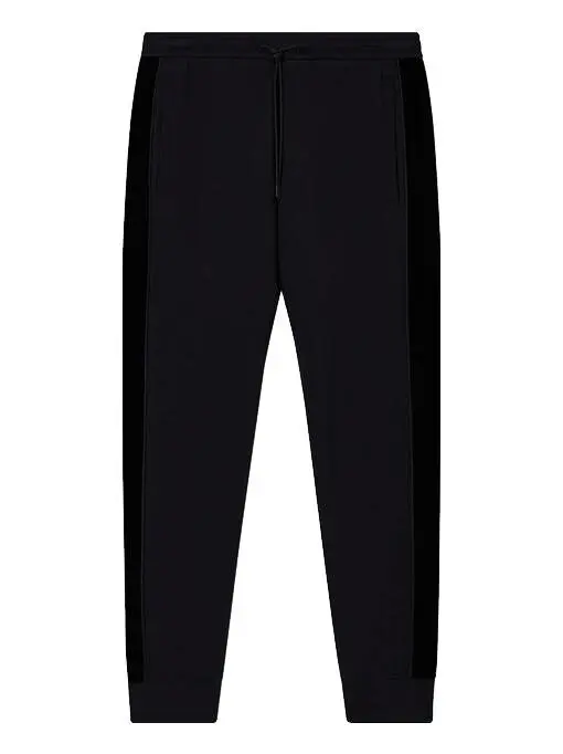 Emporio Armani Lunar New Year Double-jersey Slim-fit Joggers - Black