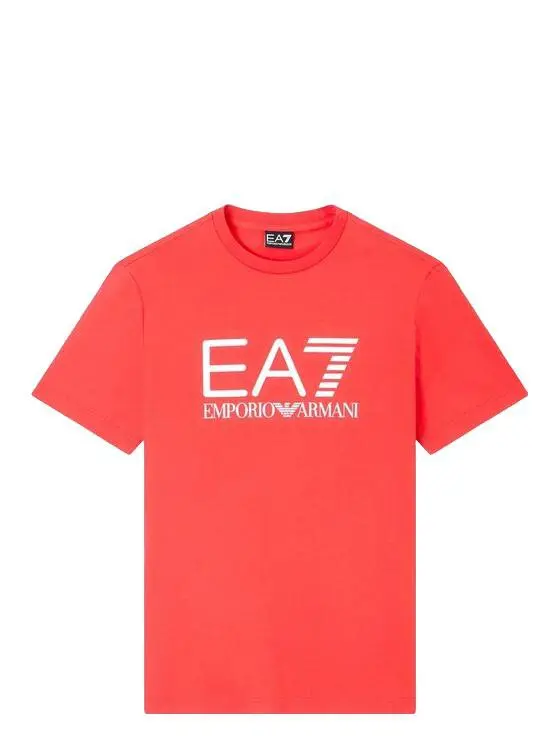 Emporio Armani Visibility Cotton Jersey T-shirt - Red