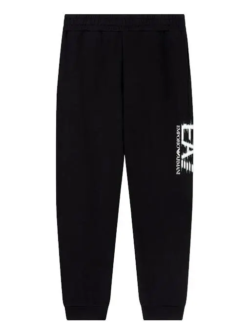 EA7 Visibility Cotton Joggers - Black