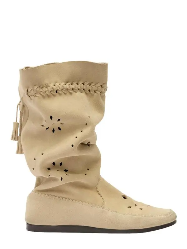 Isabel Marant Welky Flat Boots - Sand