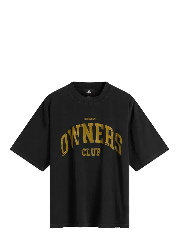 REPRESENT Owners T-shirt - Faded Black