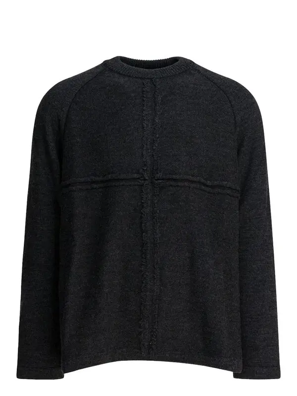 Comme Des Garçons Wool Crewneck Sweater - Grey