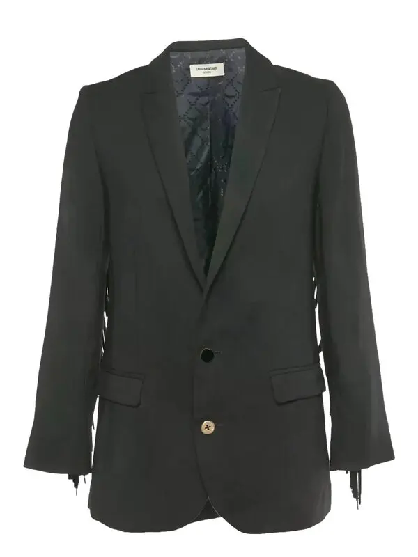 Zadig&Voltaire Viva Frange Blazer - Black
