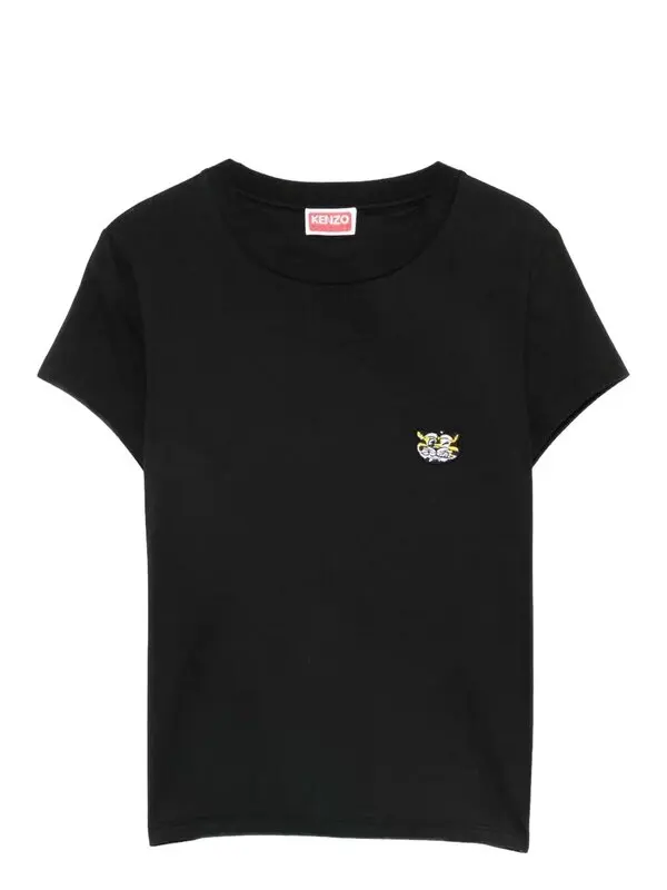 Kenzo Tiger Embroidered T-shirt - Black