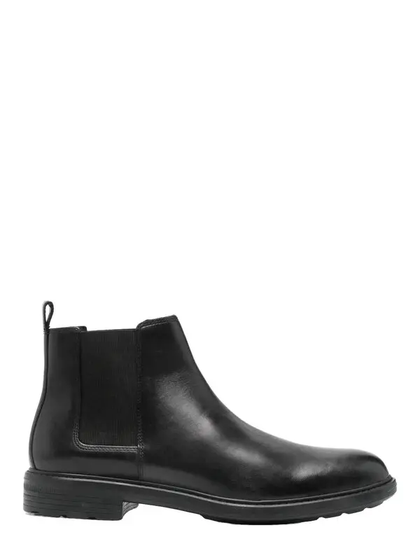 Geox Leather Chelsea Boots - Black