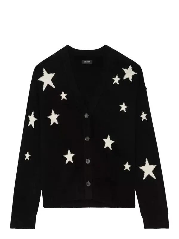 Zadig&Voltaire Mirka Star Cardigan - Black