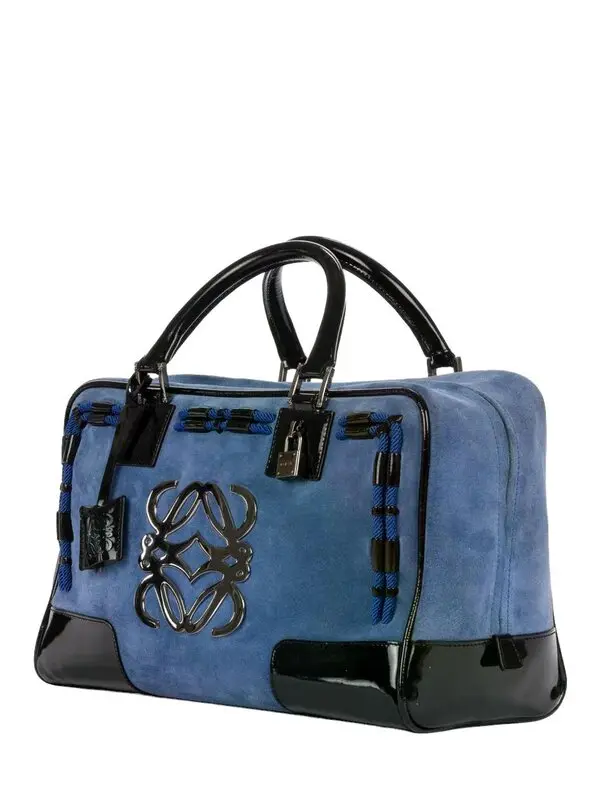Loewe Amazona Boston 36 Tote Bag - Blue