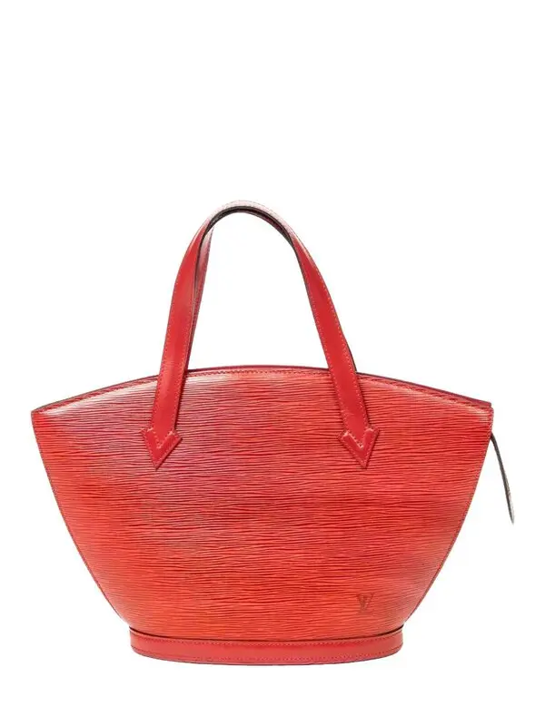LOUIS VUITTON 1996 St-jacques Pm Leather Shoulder Bag - Red