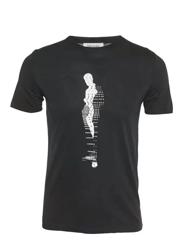 Saint Laurent Printed T-shirt - Black