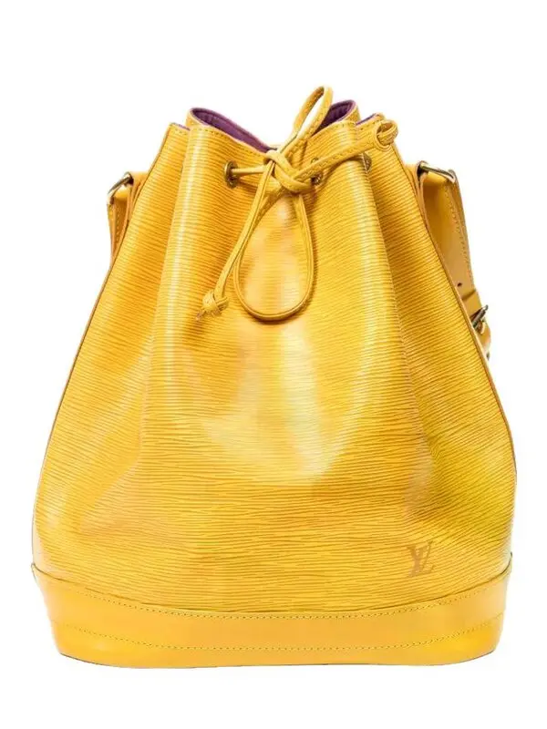 LOUIS VUITTON 1995 Noe Gm Bucket Bag - Yellow