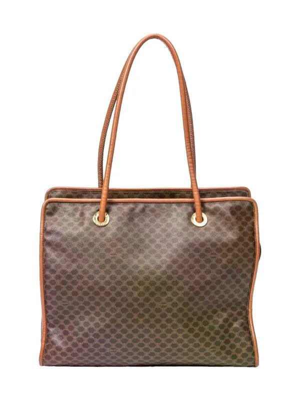 Celine Macadam Charm Tote Bag - Brown