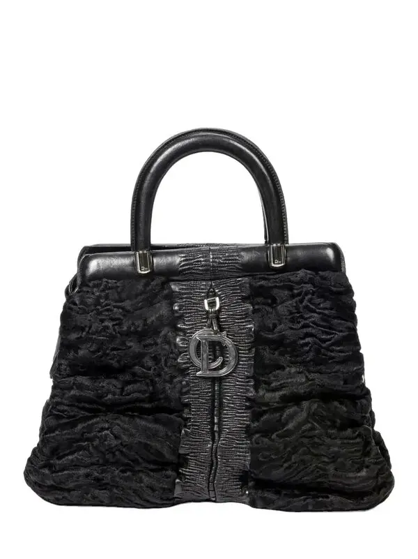 Dior 2000 Karenina Tote Bag - Black