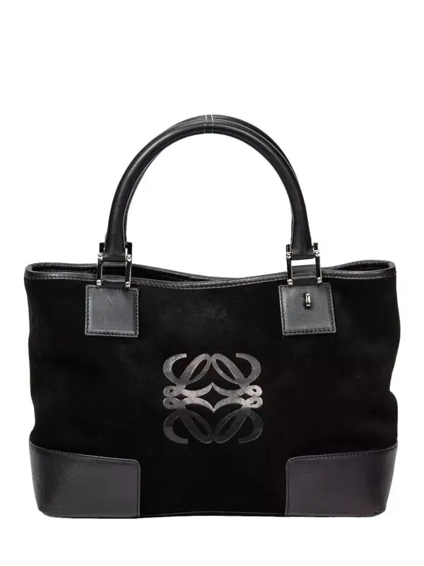 Loewe Anagram-motif Tote - Black