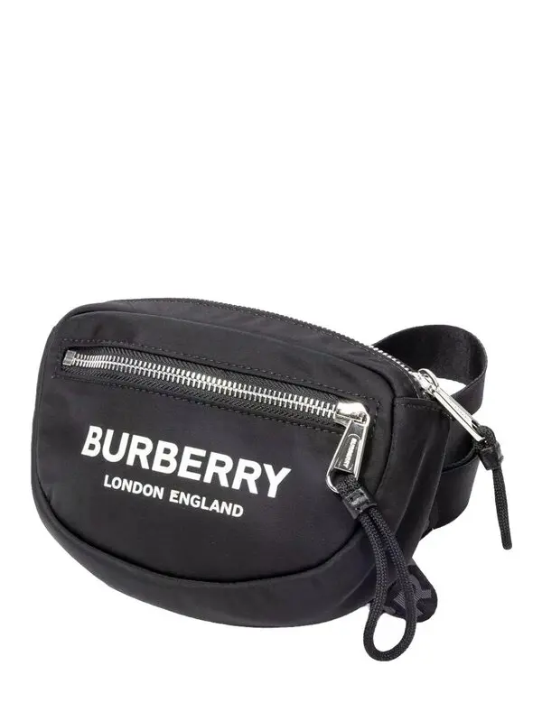 Burberry Logo-print Belt Bag - Black