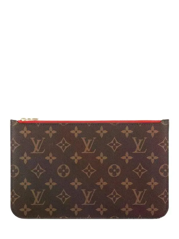 LOUIS VUITTON Neverfull Mm Pouch - Brown
