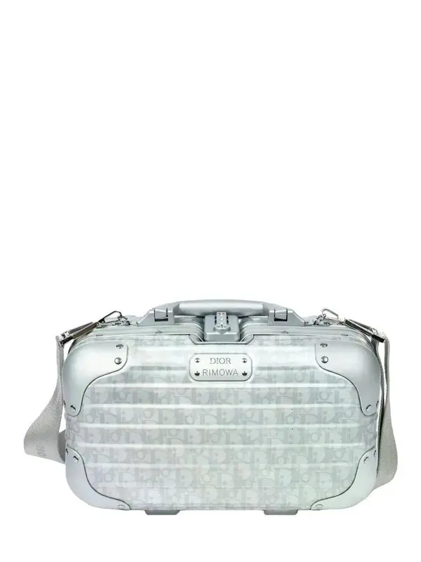 Dior Monogram Top-handle Case - Grey