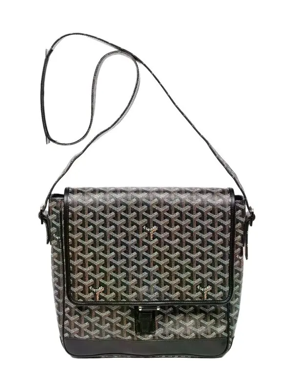 Goyard Patterned Crossbody Bag - Black
