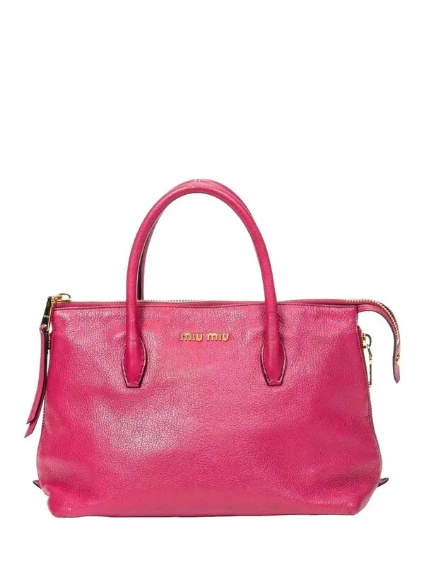 Miu Miu Top-handle Zipped Handbag - Pink