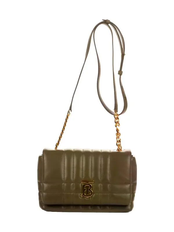 Burberry Lola Quilted Shoulder Bag - Green