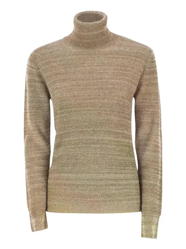 Fabiana Filippi Long-sleeve Turtleneck Sweater - Neutrals