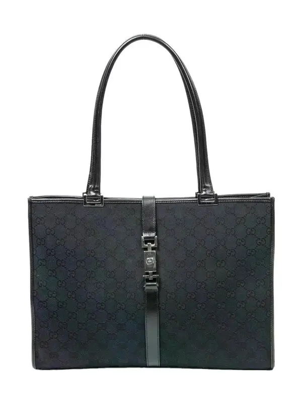 Gucci Jacquard Tote Bag - Black