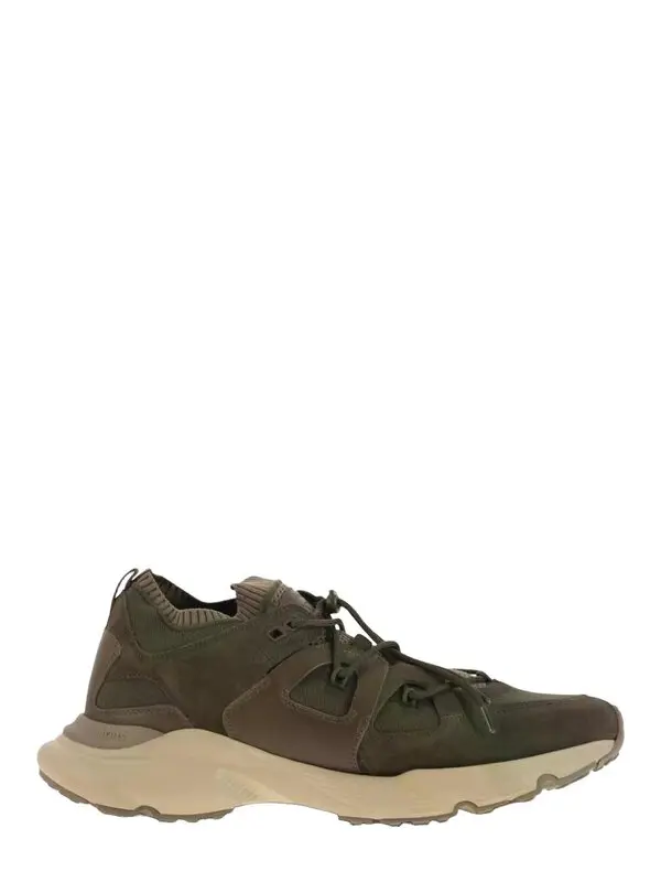 TOD'S Panelled Sneakers - Green