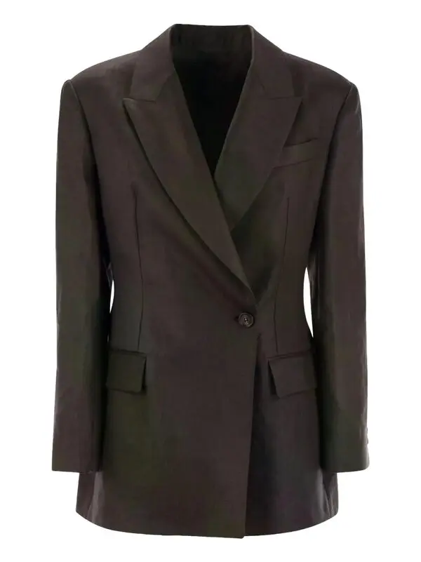 Brunello Cucinelli Double-breasted Blazer - Brown