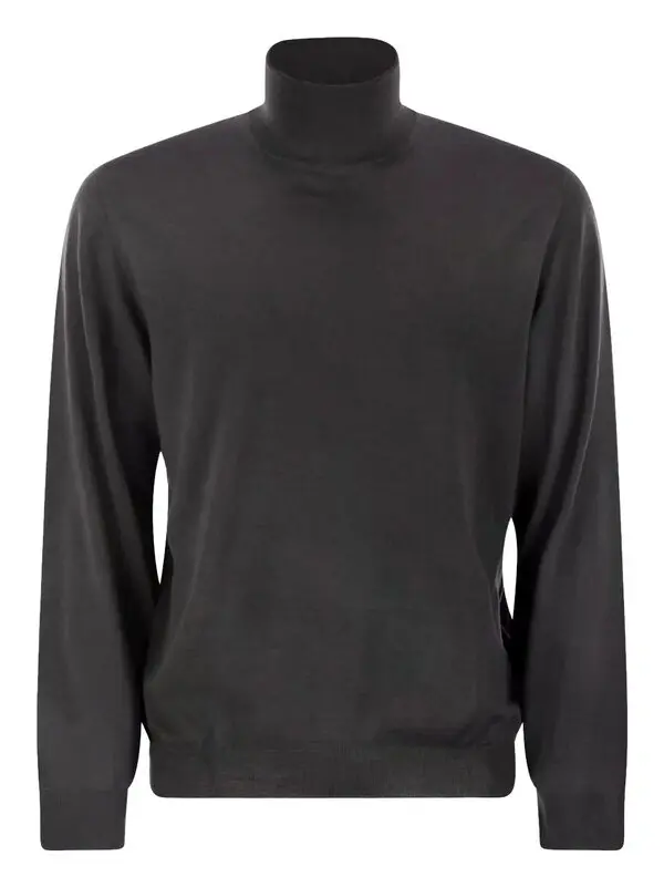 Fedeli Long-sleeved Sweater - Grey