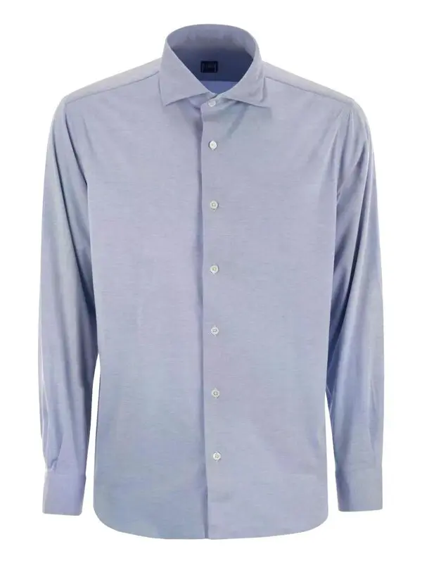 Fedeli Giorgio Button Shirt - Blue