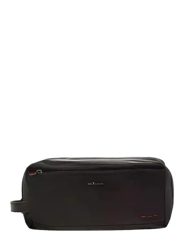 Kiton Zip-fastening Beauty Case - Black