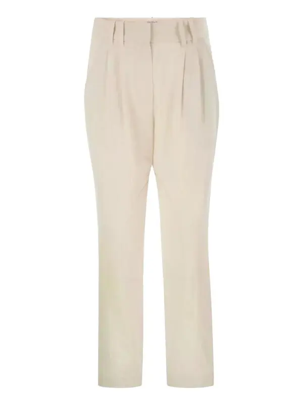 Brunello Cucinelli Belt-loops Trousers - Neutrals