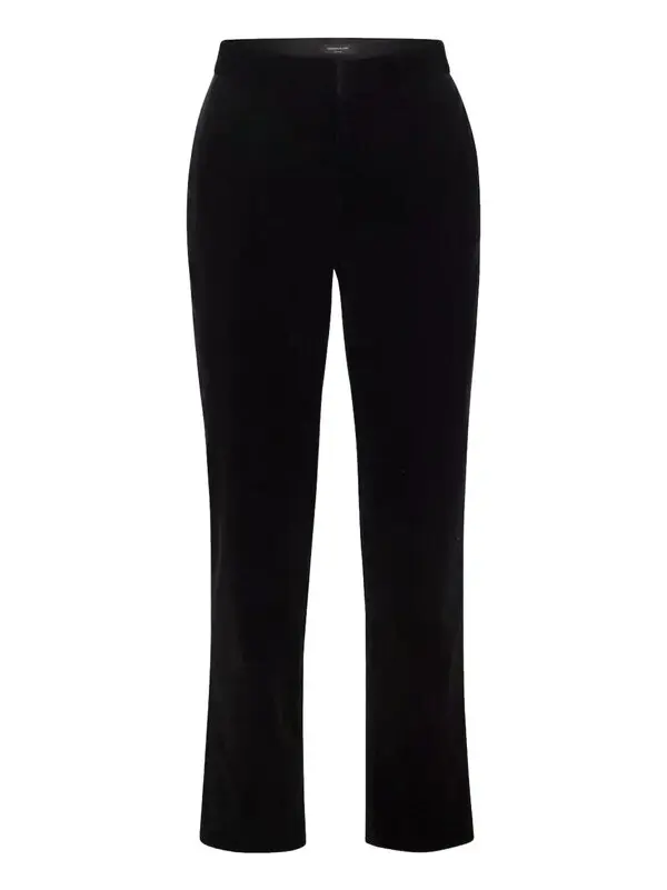 Fabiana Filippi Velvet Cotton Trousers - Black