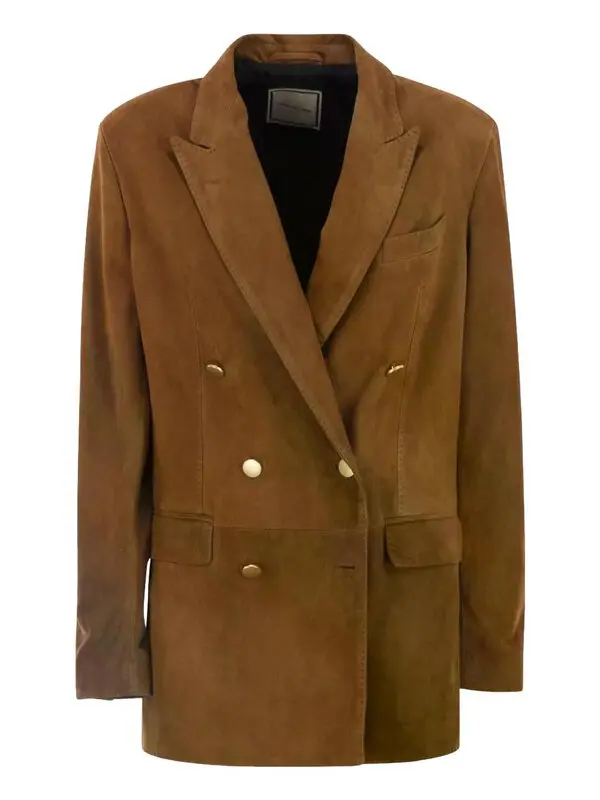 Tagliatore Josie Double-breasted Blazer - Brown