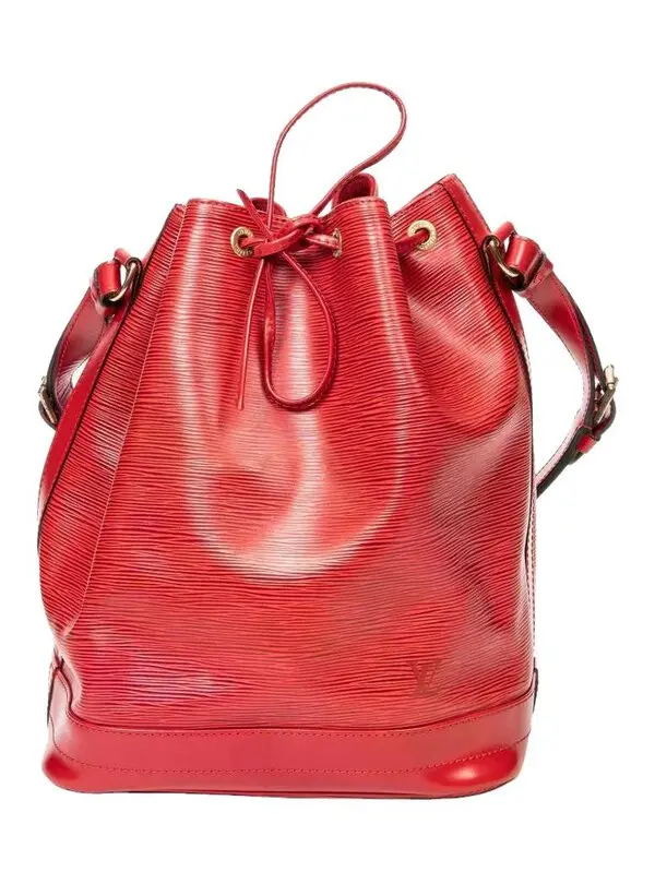LOUIS VUITTON 1994 Noe Gm Bucket Bag - Red