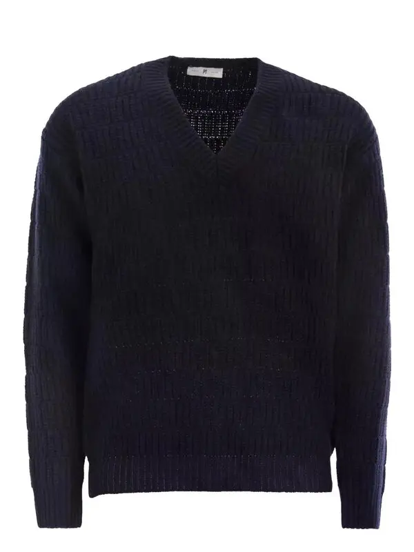 PT TORINO V-neck Sweater - Blue