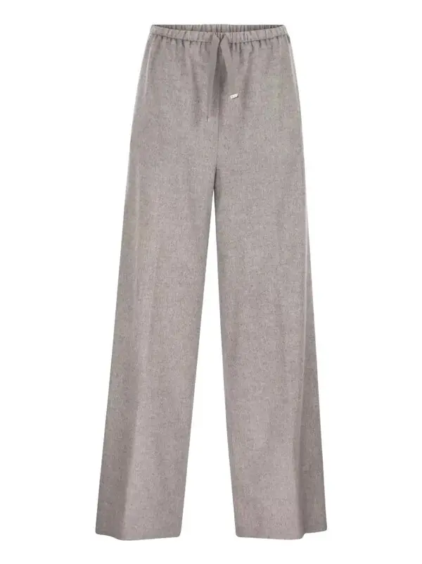 Herno Drawstring Straight Trousers - Grey