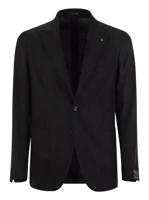 Tagliatore Derrick Wool Blazer - Black