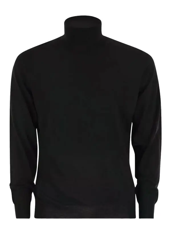 Fedeli Long-sleeve Sweater - Black