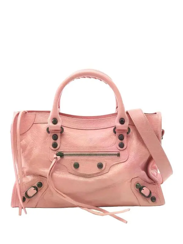 Balenciaga 2010-2025 Small Le City Satchel - Pink
