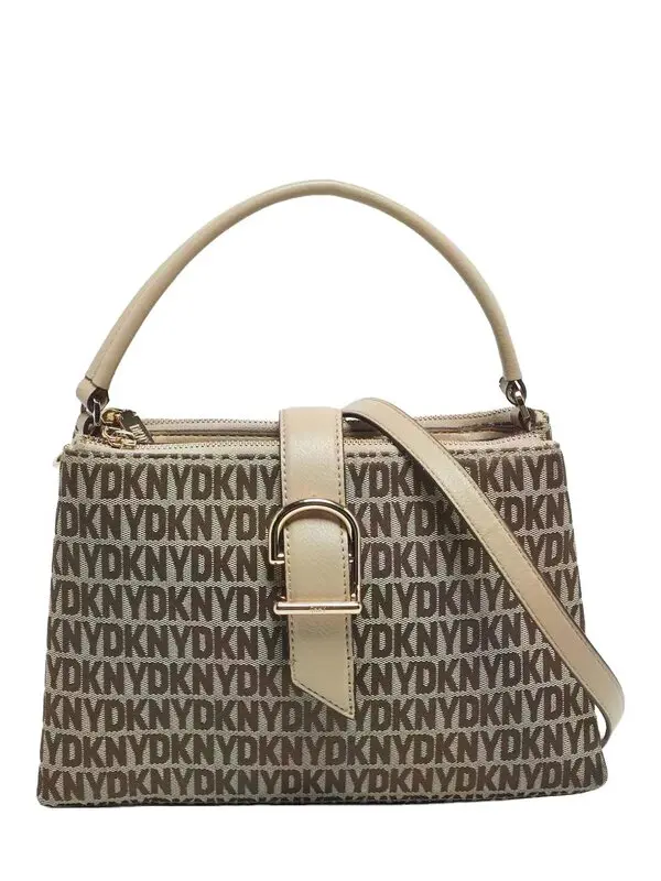 Dkny Canvas Top-handle Tote - Brown