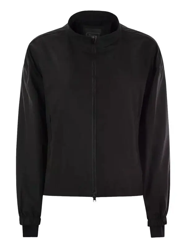 Herno Zip Bomber Jacket - Black