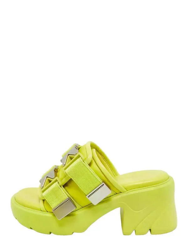 Bottega Veneta Platform Buckle Sandals - Yellow